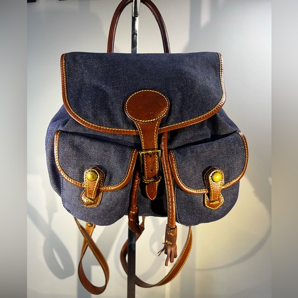 Dooney & Bourke | Bags | Dooney Bourke Denim And Leather Canyon ...